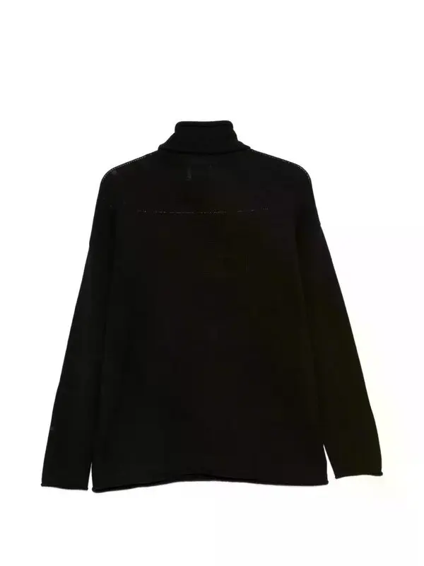 Alpha Studio Roll-neck Drop-shoulder Knit