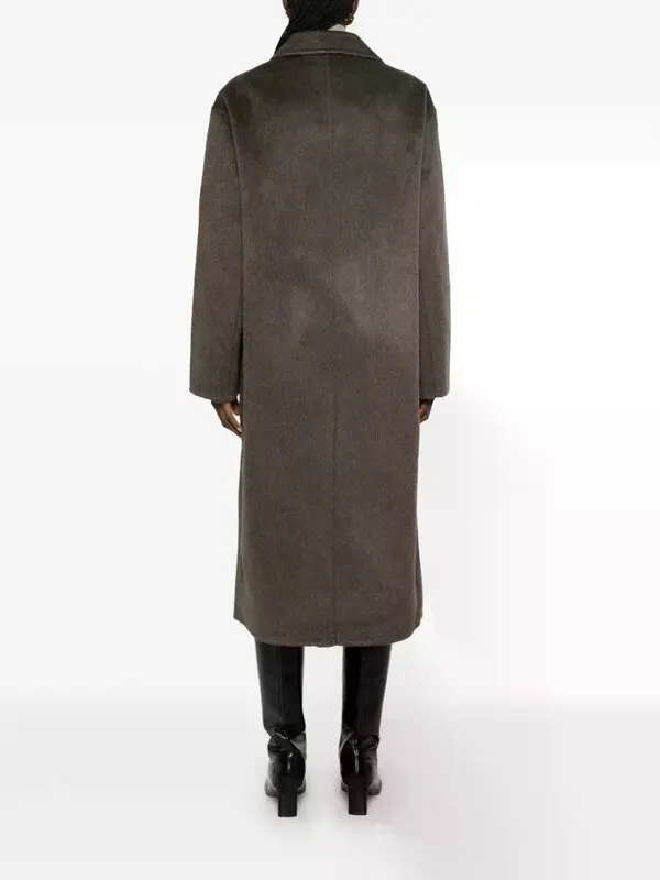 THE DYNAMIS STUDIO Double-breasted Peak-lapel Coat