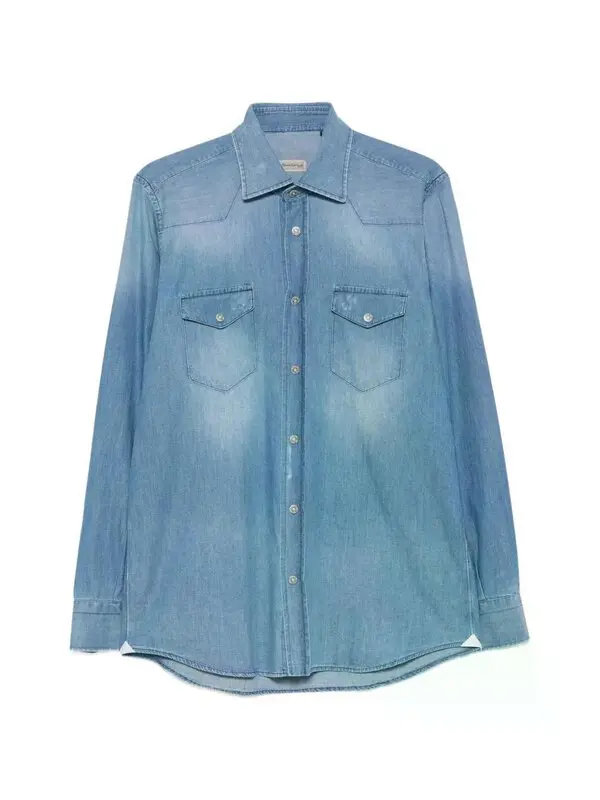 SARTORIO NAPOLI Western-style Denim Shirt