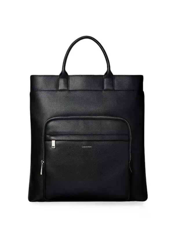 Calvin Klein Raised Pebbled-texture Tote Bag