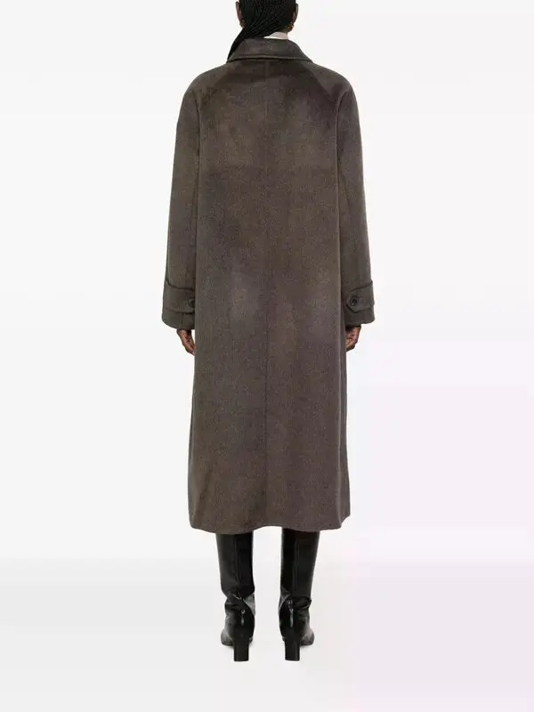 THE DYNAMIS STUDIO Single-breasted Wool-blend Coat