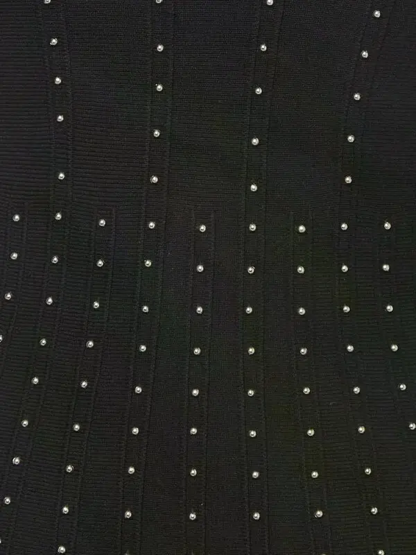 Sandro Embellished Flared Mini Dress