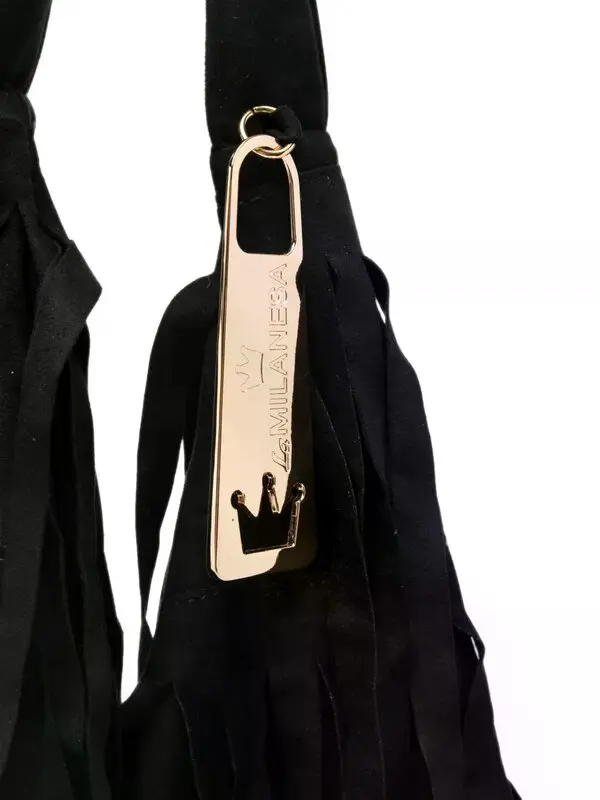 LA MILANESA Agnese Fringe-detail Shoulder Bag
