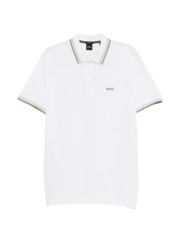 BOSS Logo-embroidered Polo Shirt