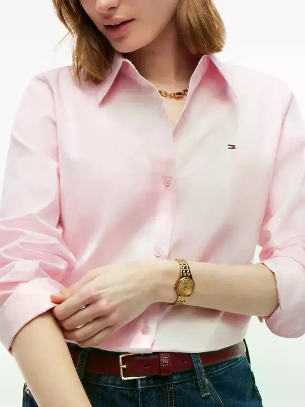 Tommy Hilfiger Embroidered Logo Button-down Shirt
