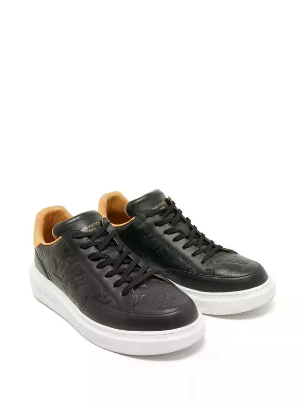 LOUIS VUITTON Beverly Hills Monogram Sneakers - Black