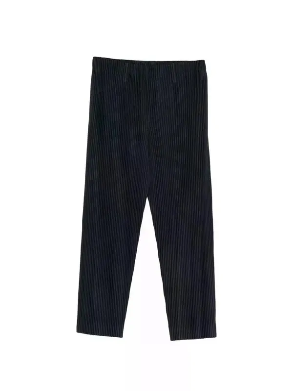 Issey Miyake Plissé Effect Straight-leg Trousers