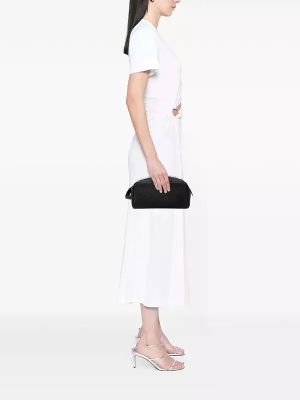 LOUIS VUITTON Monogram Shadow Locker Dopp Kit Clutch Bag - Black