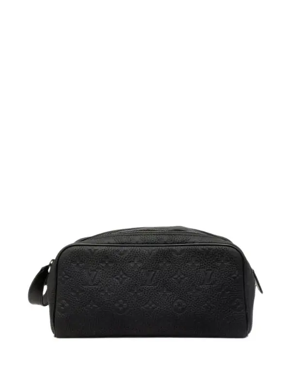 LOUIS VUITTON Monogram Shadow Locker Dopp Kit Clutch Bag