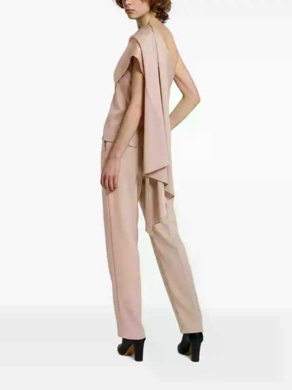 Alberta Ferretti One-shoulder Draped Blouse - Pink