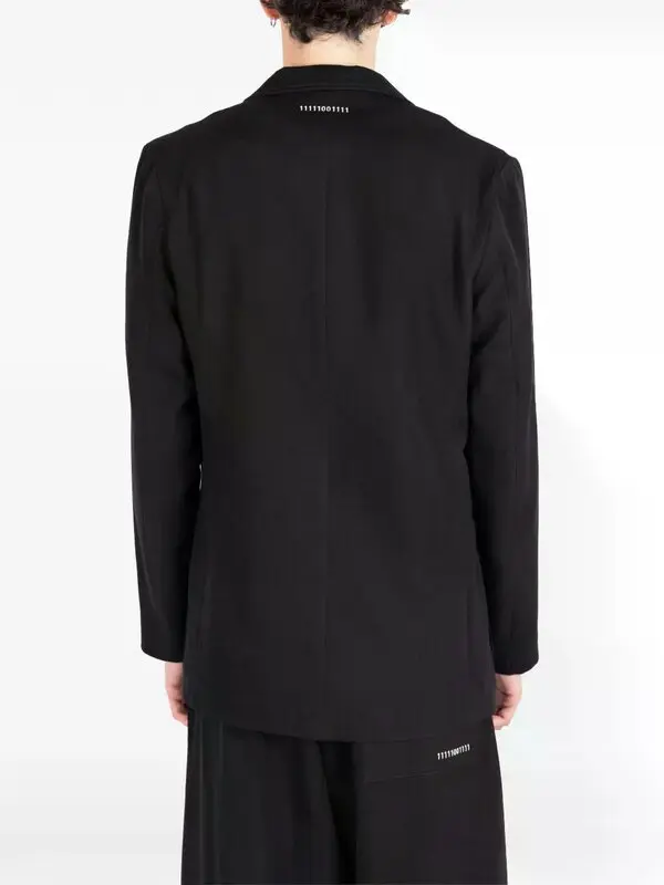 SOCIETE ANONYME Granpa Notch-lapel Cotton Blazer