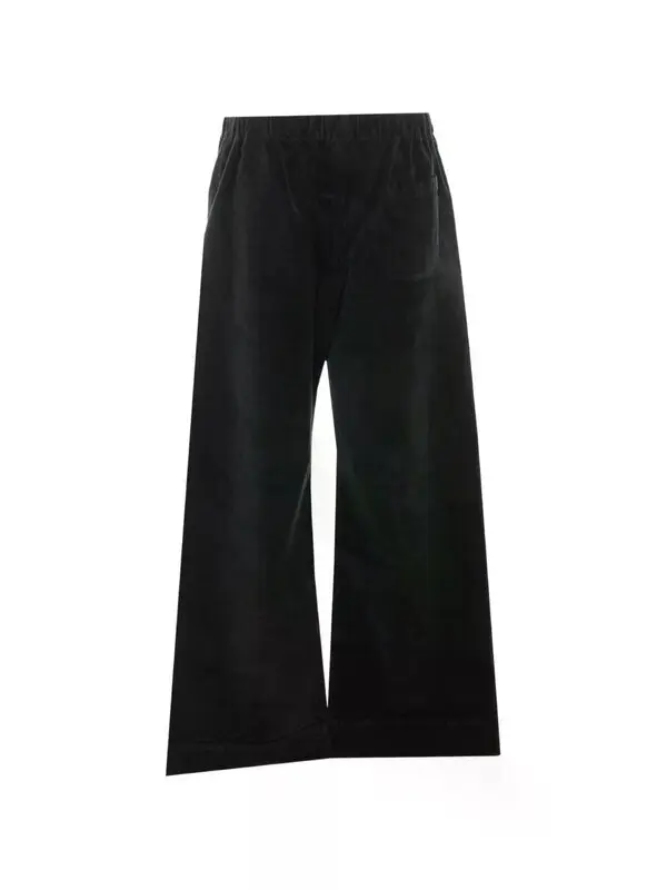 TRUE AVENUE Velvet-effect Palazzo Pants