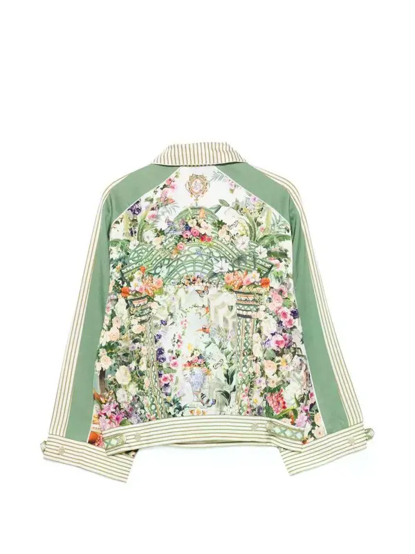 Camilla Floral Print Boxy Jacket