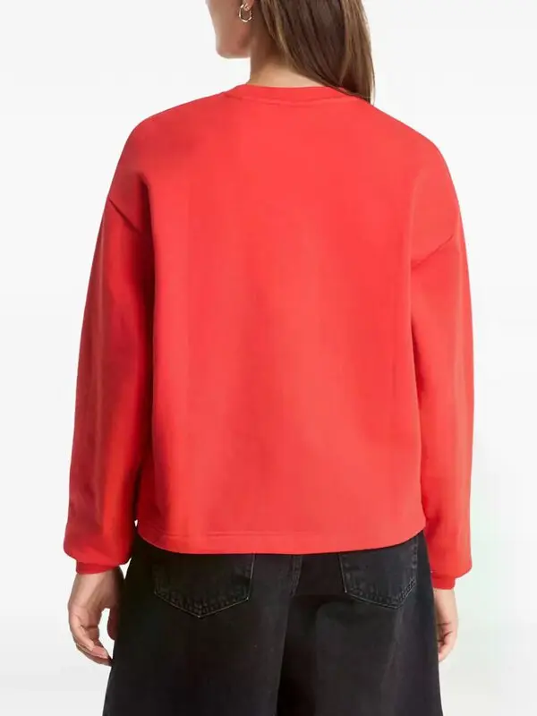 Karl Lagerfeld Logo Print Crew Neck Sweater