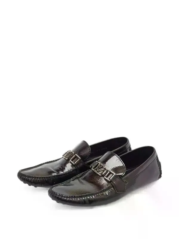 LOUIS VUITTON Hockenheim Patent Leather Loafers