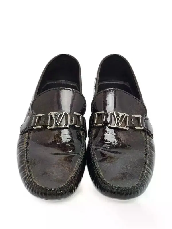 LOUIS VUITTON Hockenheim Patent Leather Loafers