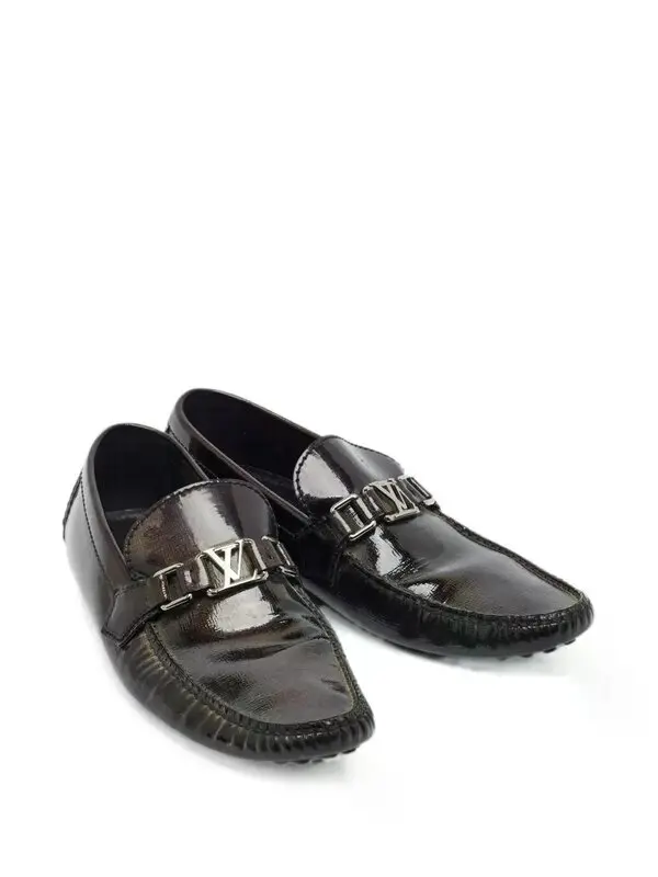LOUIS VUITTON Hockenheim Patent Leather Loafers