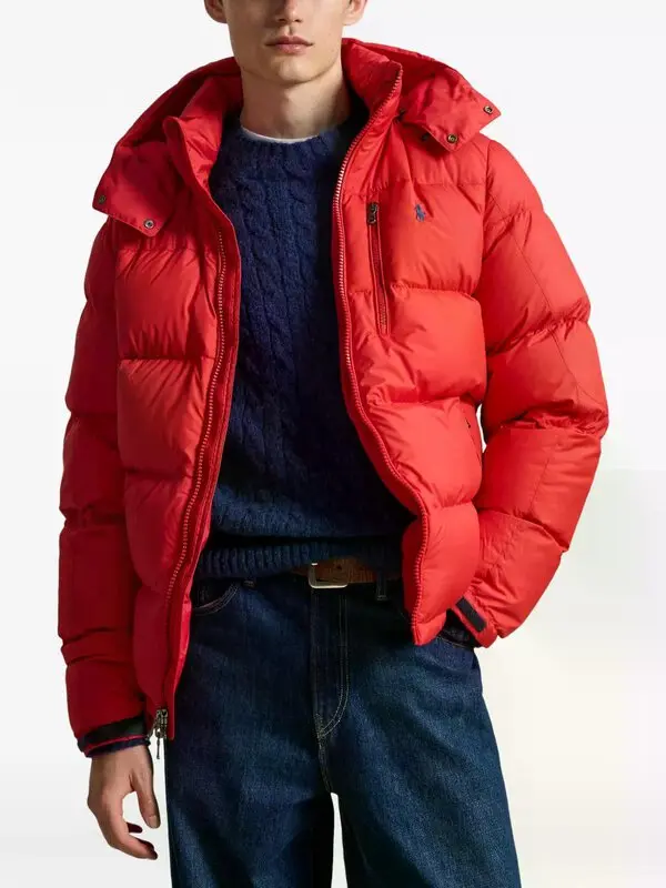 Polo Ralph Lauren Gorham Detachable-hood Down Jacket - Red