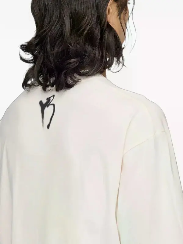 Y3 Graphic-print T-shirt - Neutrals