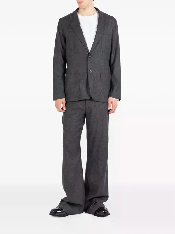 SOCIETE ANONYME Wool Notch-lapel Blazer