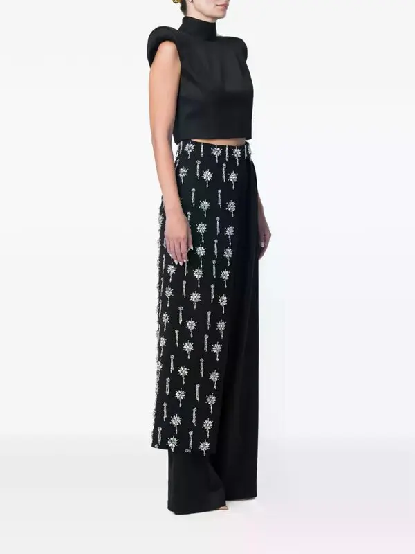 M.MARQUISE Kya Padded-shoulder Top