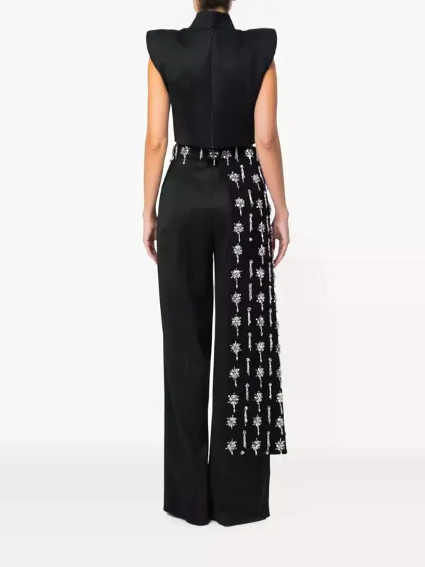M.MARQUISE Kya Padded-shoulder Top