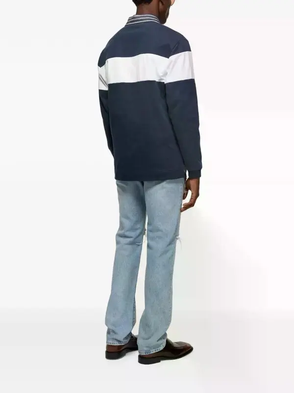 Acne Studios Striped Polo Sweatshirt
