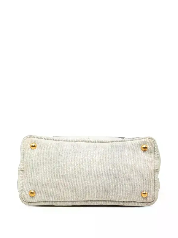 Prada Denim Tote - Grey