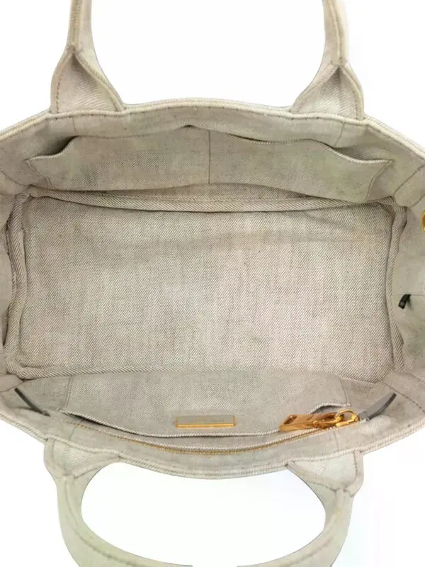 Prada Denim Tote - Grey