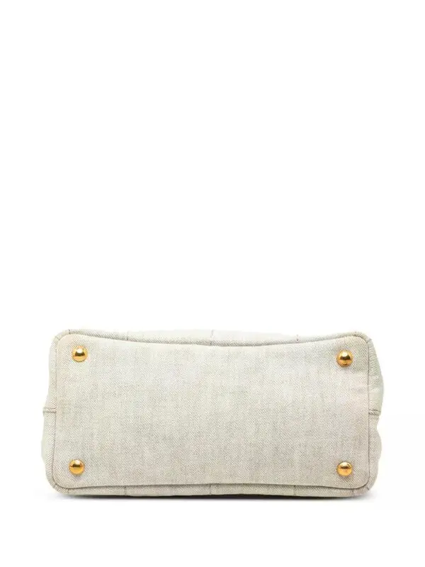 Prada Denim Tote - Grey