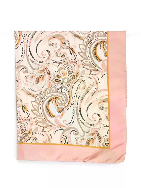 D'ANIELLO Paisley-print Silk Scarf
