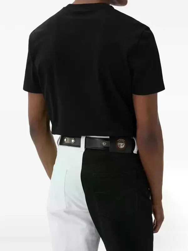 Versace Printed Cotton-jersey Slim T-shirt
