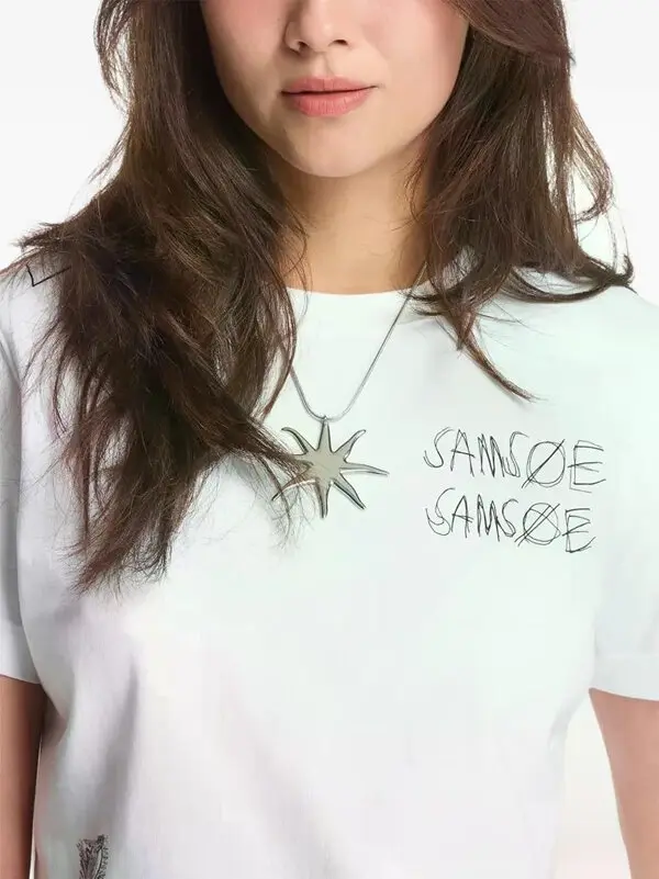 SAMSOE SAMSOE Sacamino Ss Graphic-print T-shirt