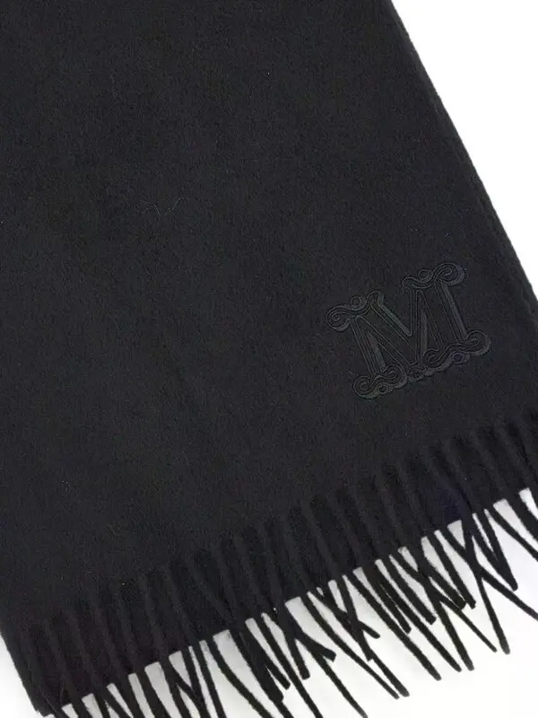 Max Mara Dalia Monogram-embroidered Scarf