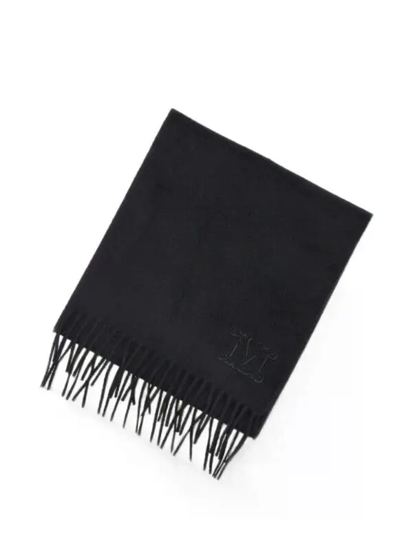 Max Mara Dalia Monogram-embroidered Scarf