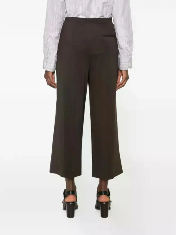 Imperial Wide-leg Cropped Trousers