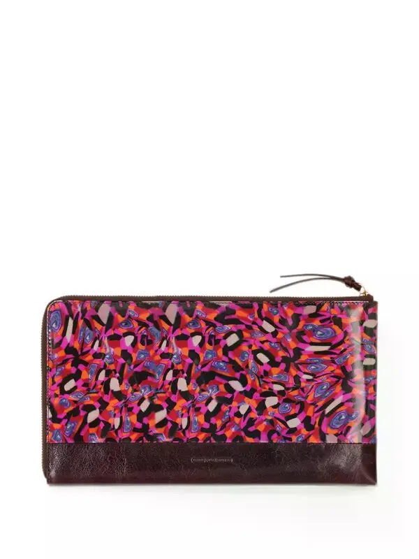 Dries Van Noten Large Leather Wallet - Pink