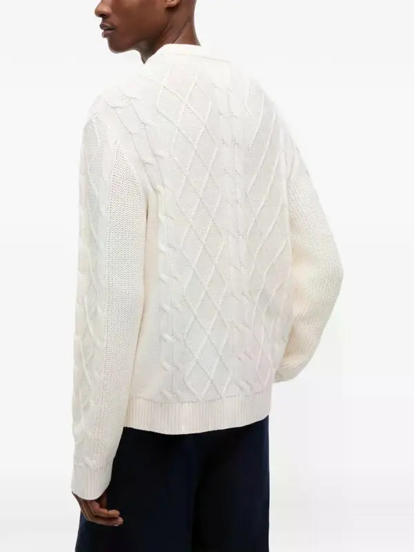 Tommy Hilfiger Cable-knit Logo-patch Sweater