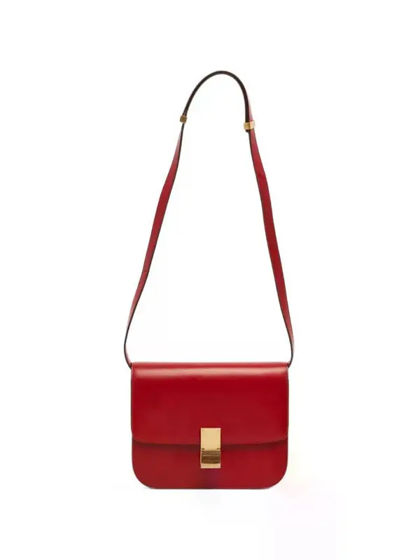 Celine 2014 Classic Box Shoulder Bag - Red