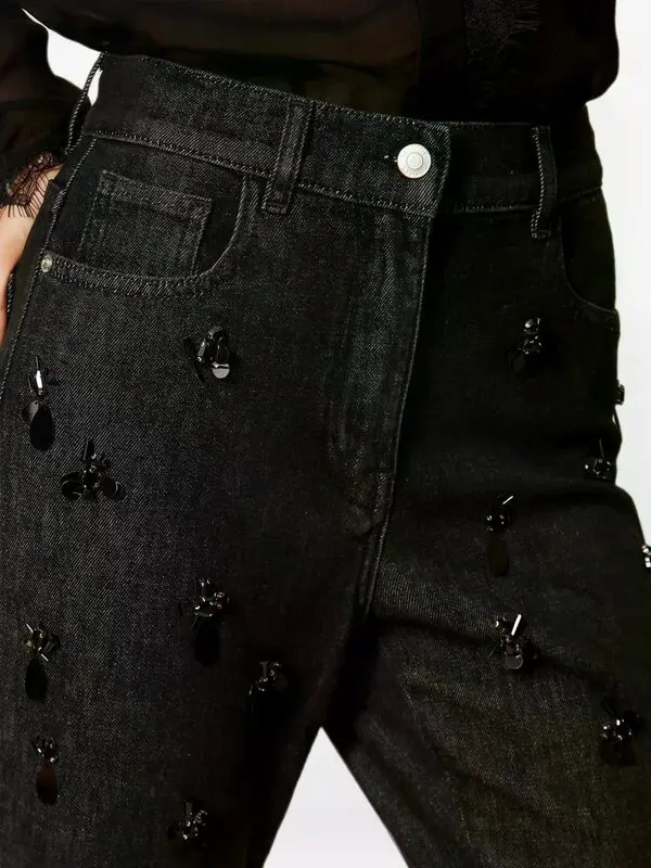 TWINSET Sequin Embellished Jeans