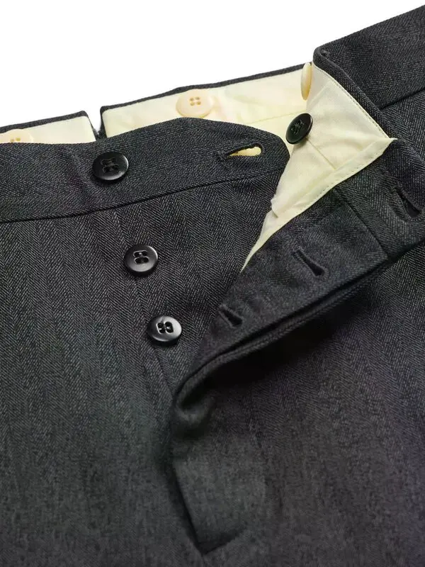 Ralph Lauren Herringbone Pattern Trousers