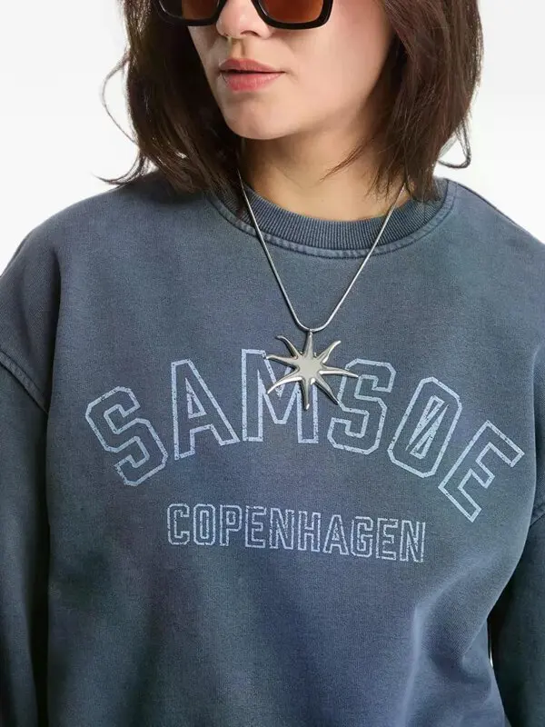 SAMSOE SAMSOE Savan Logo-print Sweatshirt
