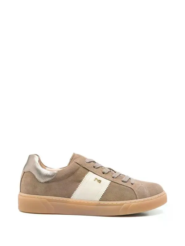 NEROGIARDINI Suede Side Stripe Detail Sneakers