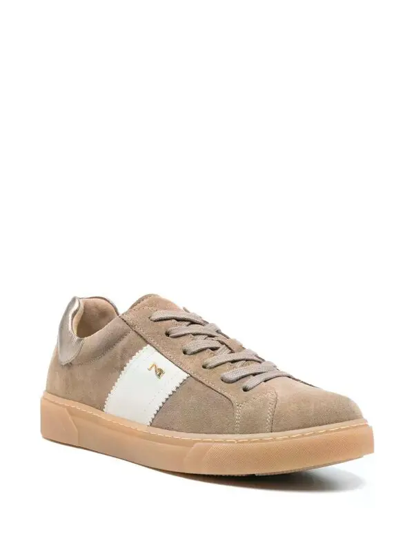 NEROGIARDINI Suede Side Stripe Detail Sneakers
