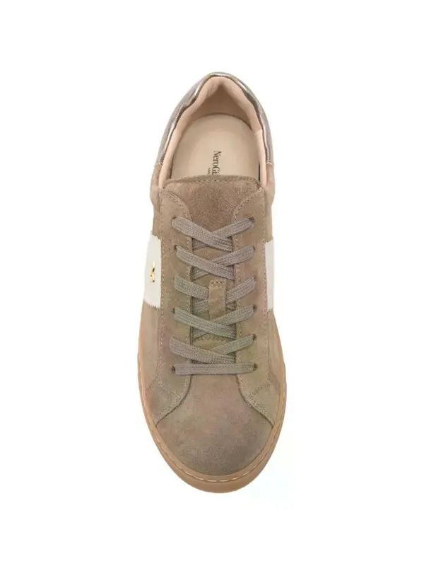 NEROGIARDINI Suede Side Stripe Detail Sneakers