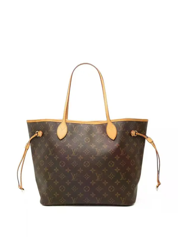 LOUIS VUITTON Monogram Canvas Neverfull Mm Tote Bag - Brown