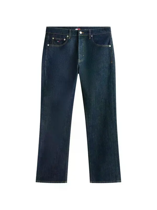 Tommy Hilfiger Straight-leg Faded-effect Jeans - Blue