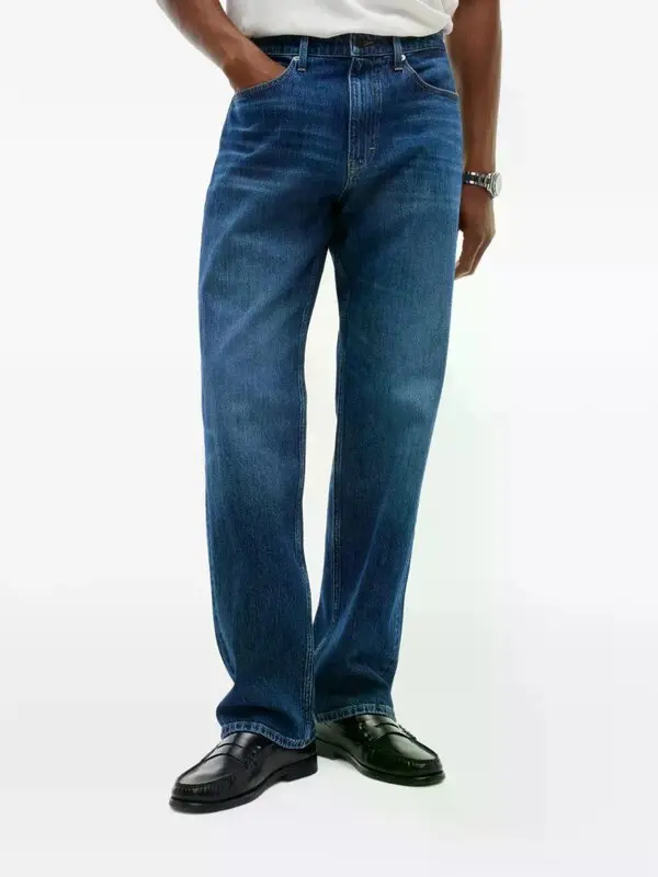 Tommy Hilfiger Straight-leg Faded-effect Jeans