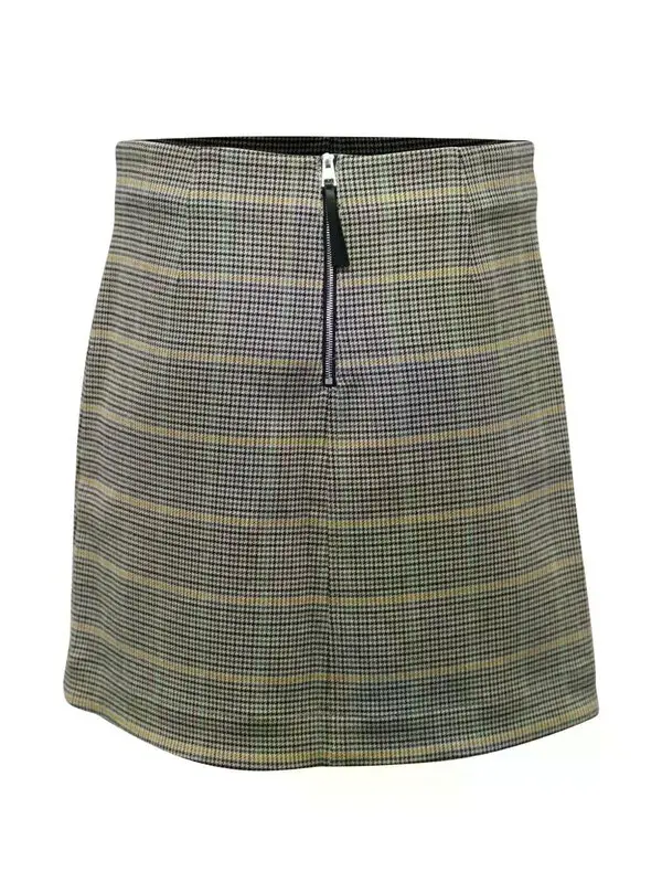A.L.C. Plaid Houndstooth Mini Skirt
