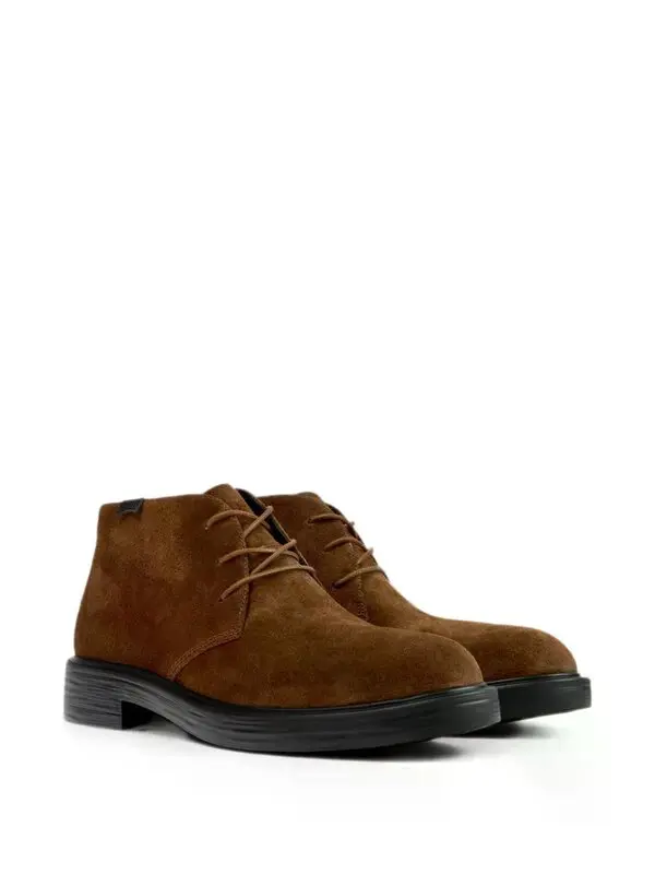 Camper Dean Suede Lace-up Ankle Boots